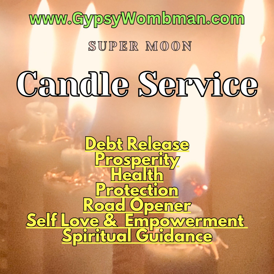 Taurmini Moon Candle Service 2026 – GYPSYWOMBMAN